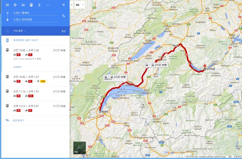 제네바 지도geneva Map 여행 관광 한국식당 맛집 제네바에서 인터라켄 가는법 네이버 블로그