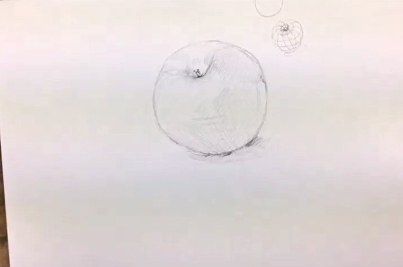 정물 수채화그리기 사과그리기 네이버 블로그