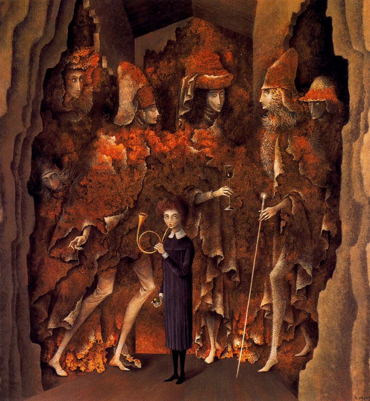 Museum Art Reproductions Invocation by Remedios Varo (1865-1911, Spain ...