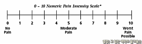 통증평가도구, 통증평가척도 - VAS, NRS, FPRS, FLACC, CRIES : 네이버 블로그