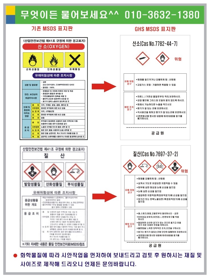 MSDS,GHS MSDS,물질안전보건자료,msds표지판,ghs msds표지판 : 네이버 블로그